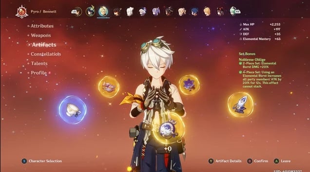 Qual é a melhor construção de Bennett em Genshin Impact? | RealGaming101.pt