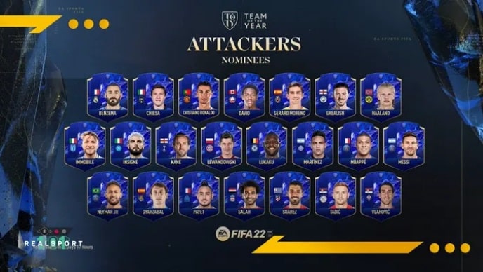 FIFA 22: Nomeados TOTY Vazados em novo Loading Screen | RealGaming101.pt