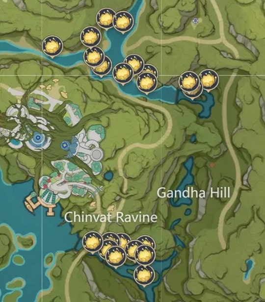 Genshin Impact Niloptala Lotus: Localizações, Guia de Agricultura ...