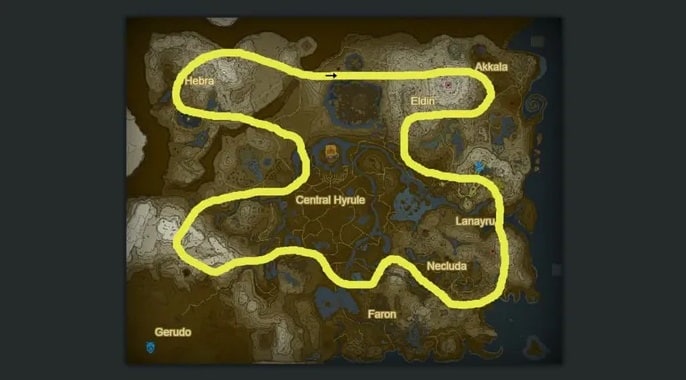 Como encontrar o Light Dragon em Zelda Tears of the Kingdom