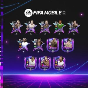 FIFA Mobile Retro Stars Todas as Cartas Oficiais e Ratings