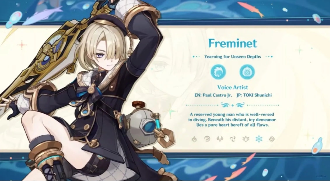 Kits de Lyney Lynette e Freminet Revelados em Genshin Impact 4.0