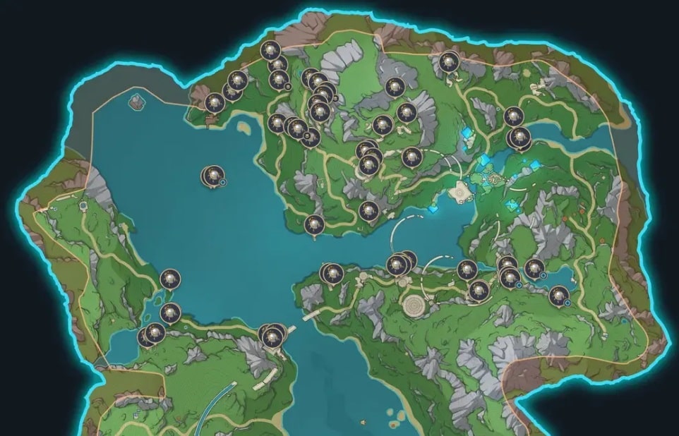 Genshin Impact Locais Subdetection Unit e melhor rota agrícola ...