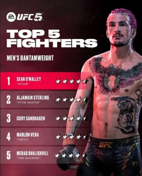 UFC 5 Ratings: Quem vai ser o melhor lutador? | RealGaming101.pt